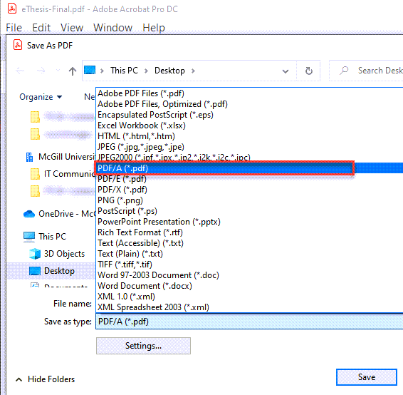 - Converting a document to PDF/A for myThesis submission - IT Portal